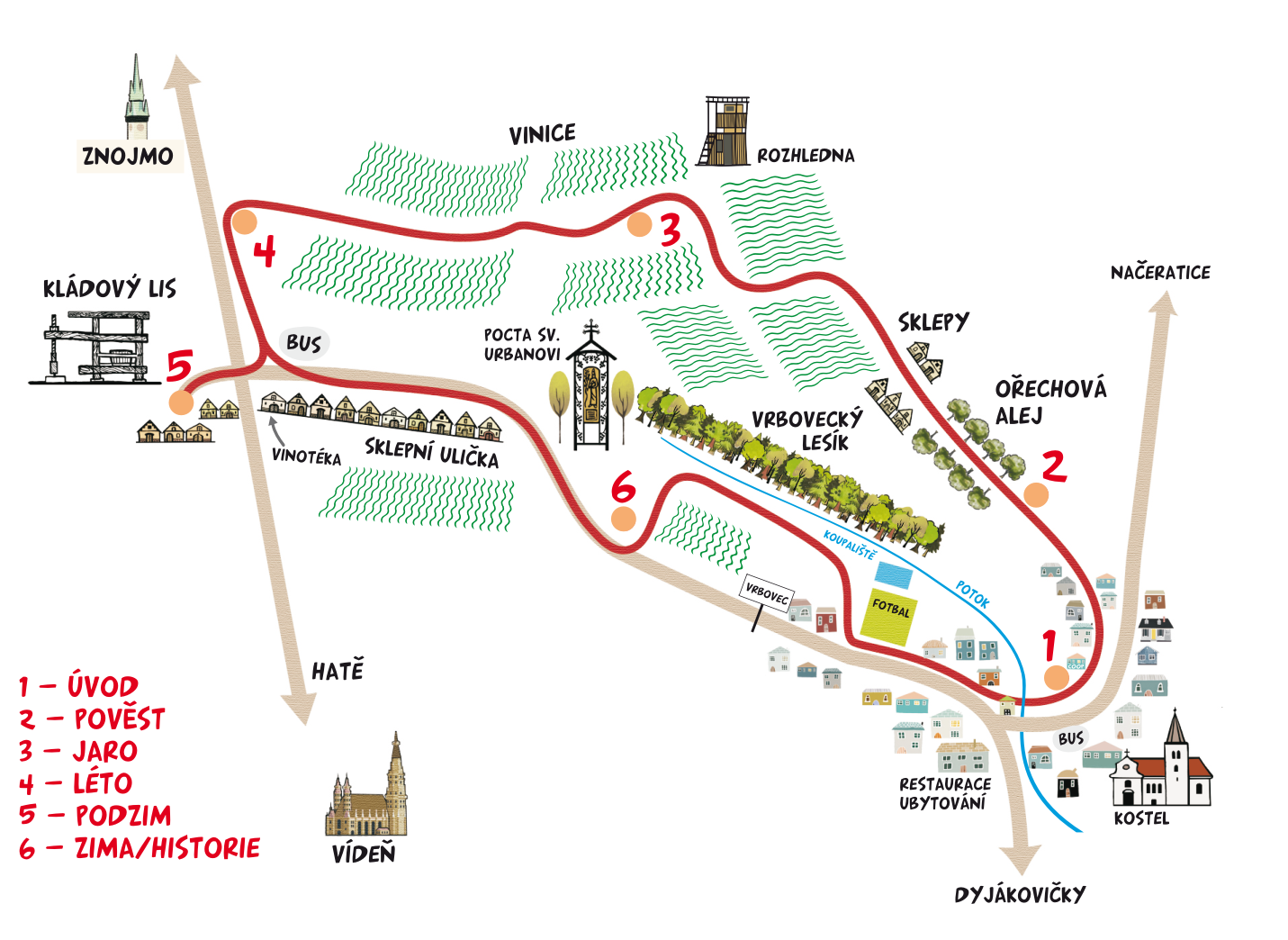 Vinařská naučná stezka Hroznové kozy – Cech vinařů Vrbovec